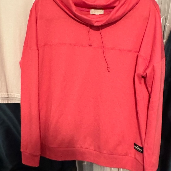 Simply Southern | Sweaters | Simply Southern Bright Pink Cowl Neck ...